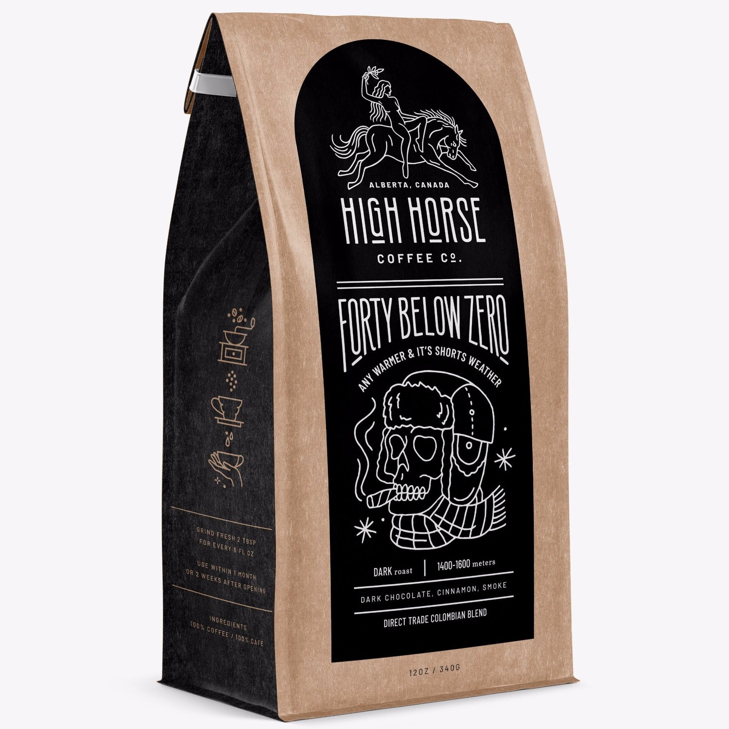 Forty Below Zero - Dark Roast Coffee - High Horse Coffee Company